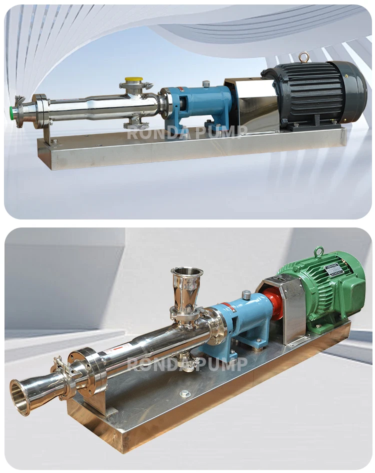 GW Sanitary Stainless Steel Progressive Cavity Screw Pump High ...