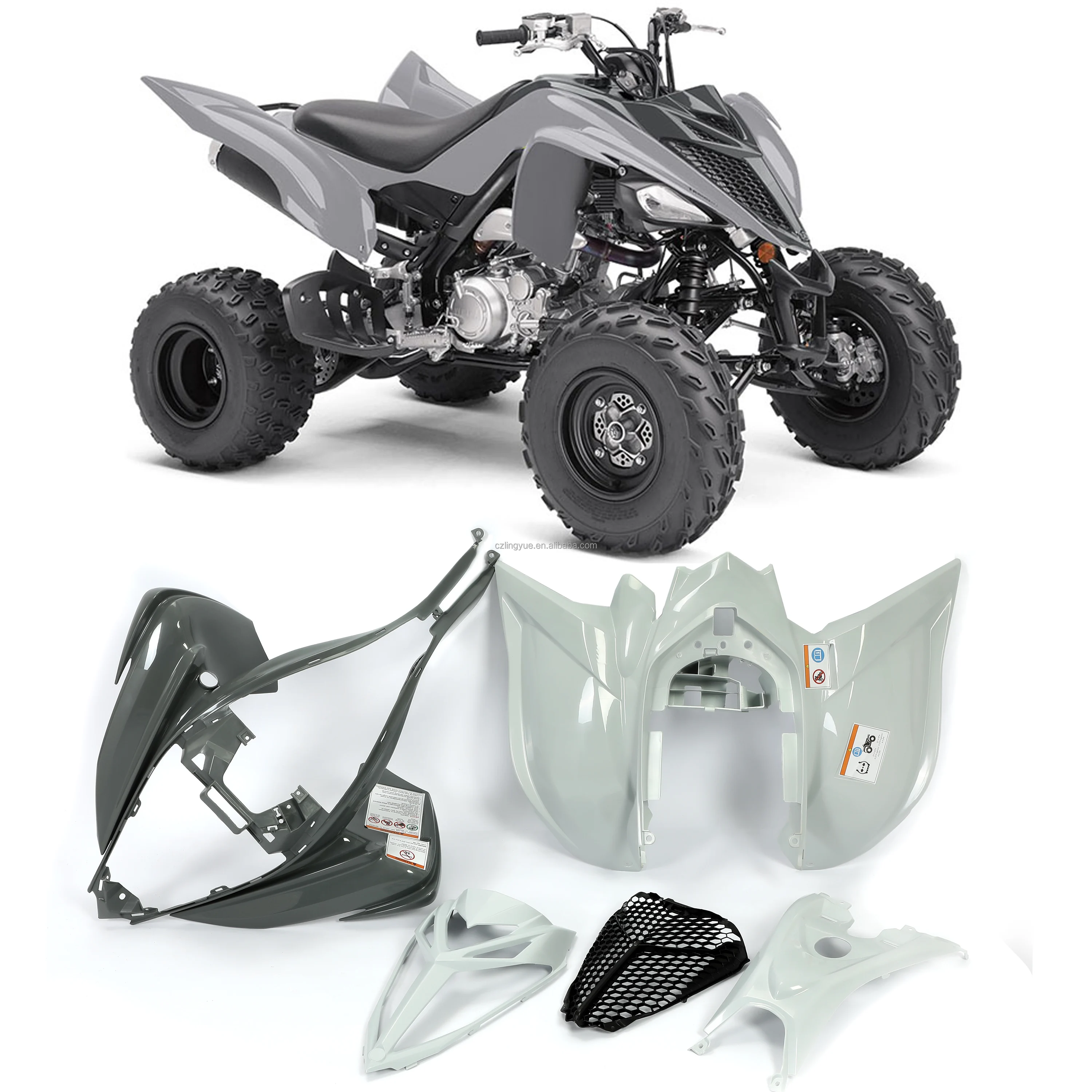 Yamaha Raptor 700 Plastics Fenders Body Kit - Complete Set