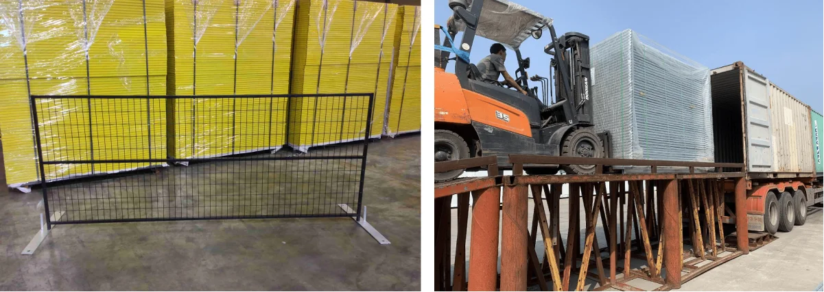 Canada Temporary Mobil Fence Construction 8ft Temporary Fencing Movable ...