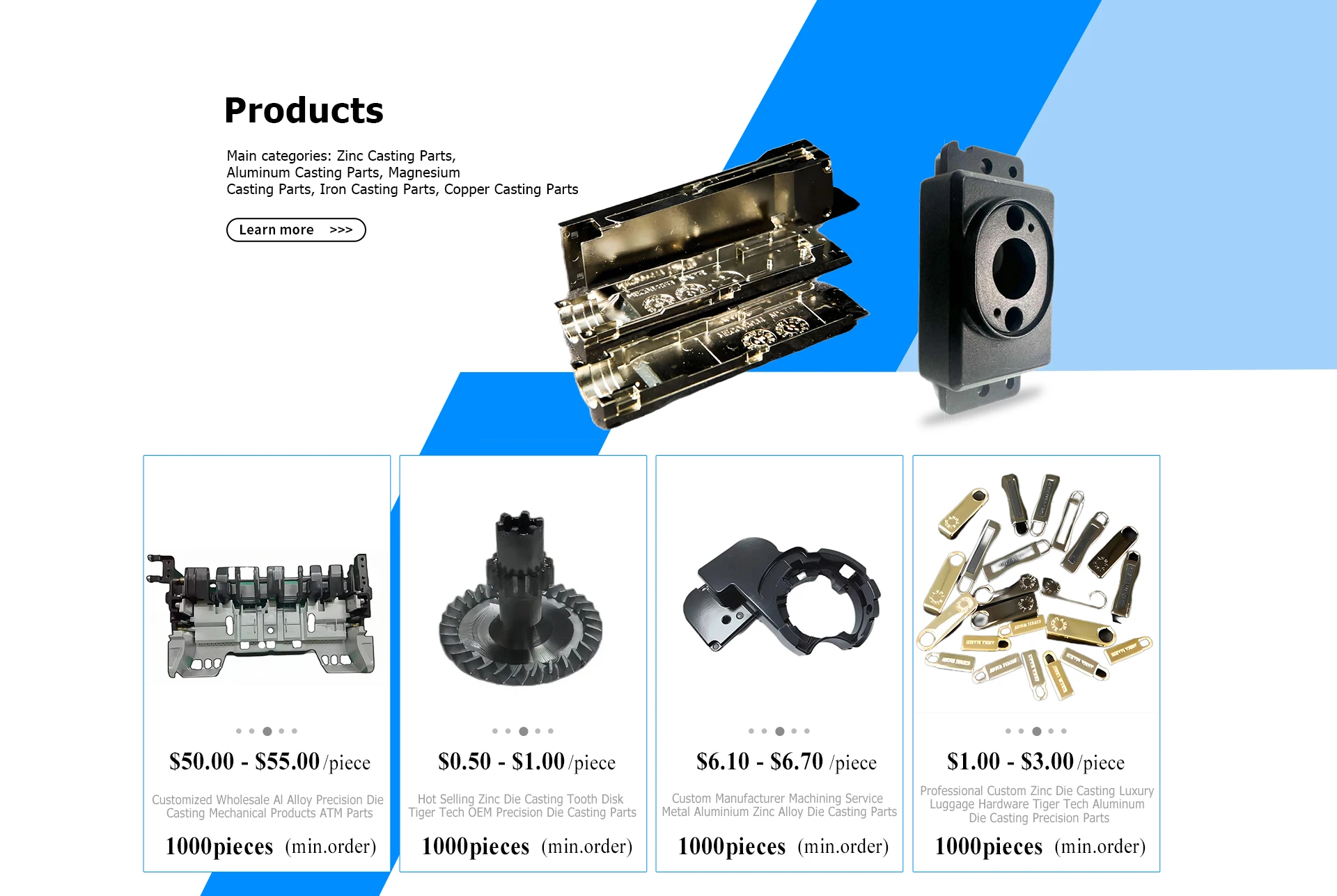 Tiger Tech Precision Parts (huizhou) Co., Ltd. - Zinc Casting Parts ...