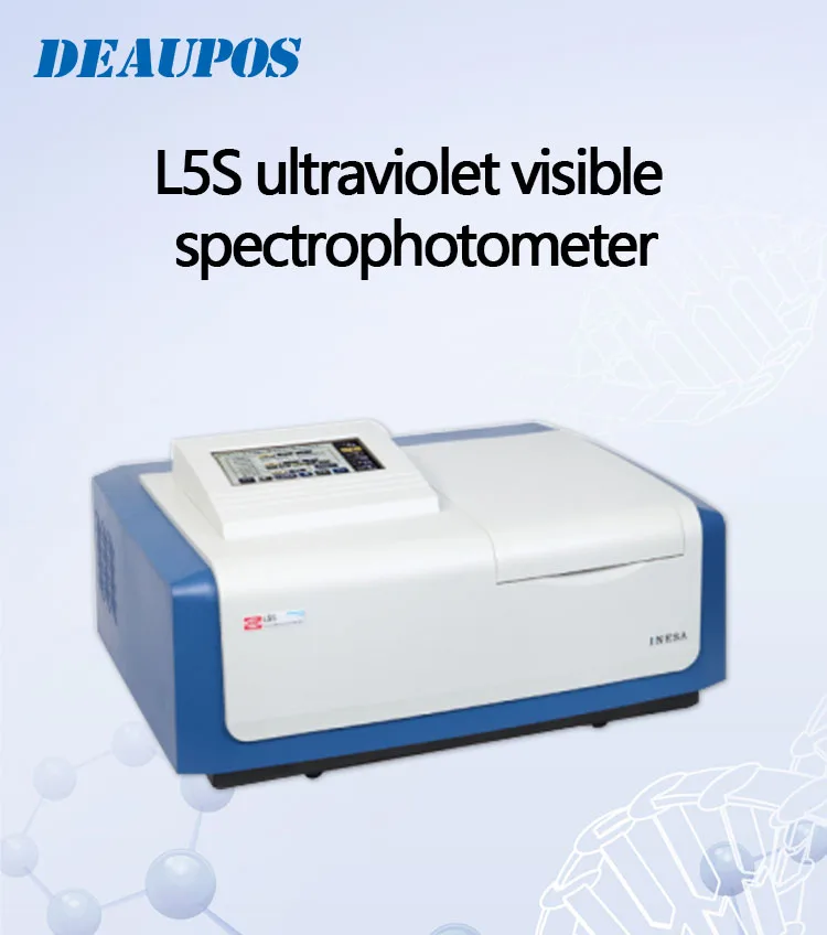 Lab Testing Instrument 190-1100 Nm Double Beam Spectrometer Uv-visible ...