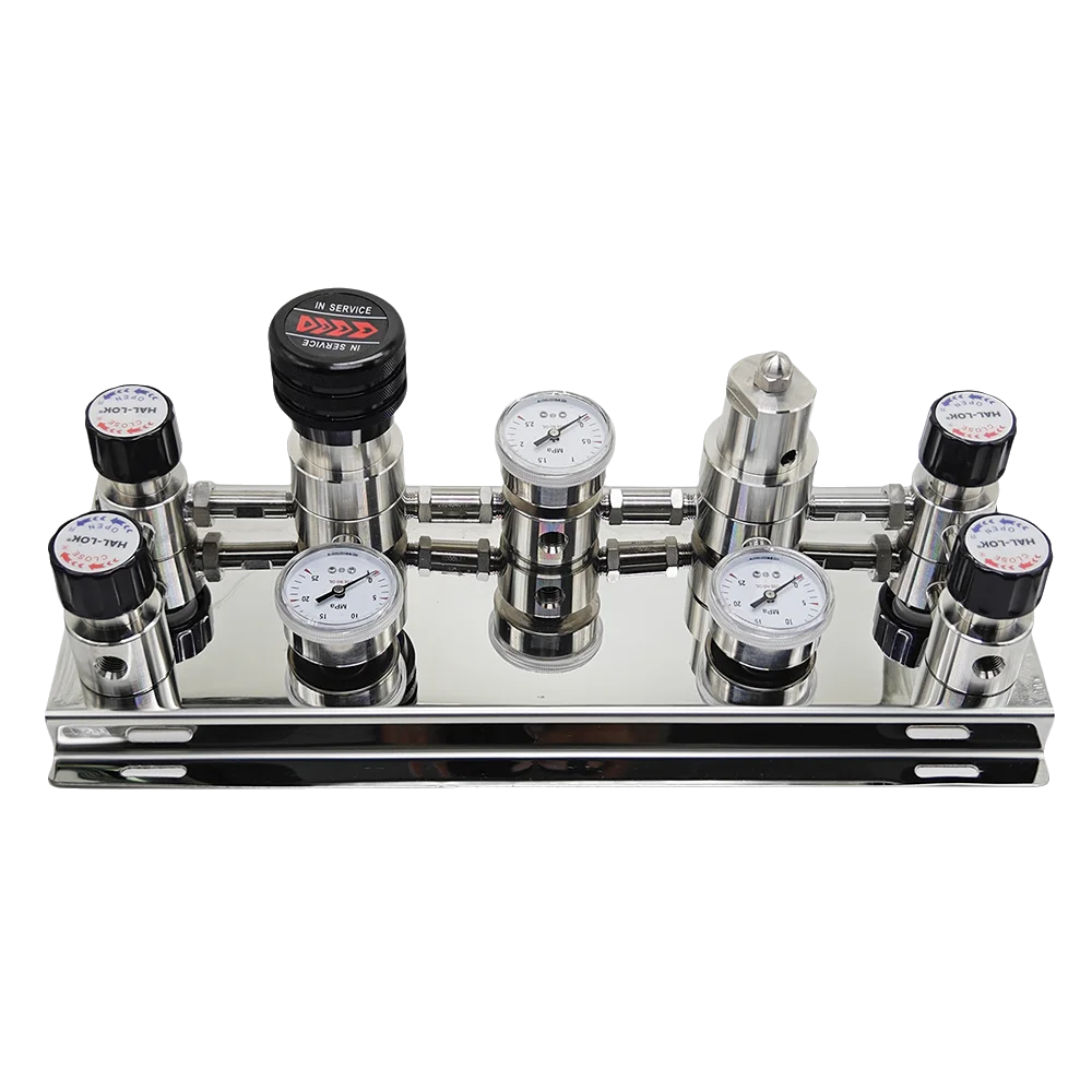 Gas Valve Manifold Panel - Customizable Control Solutions
