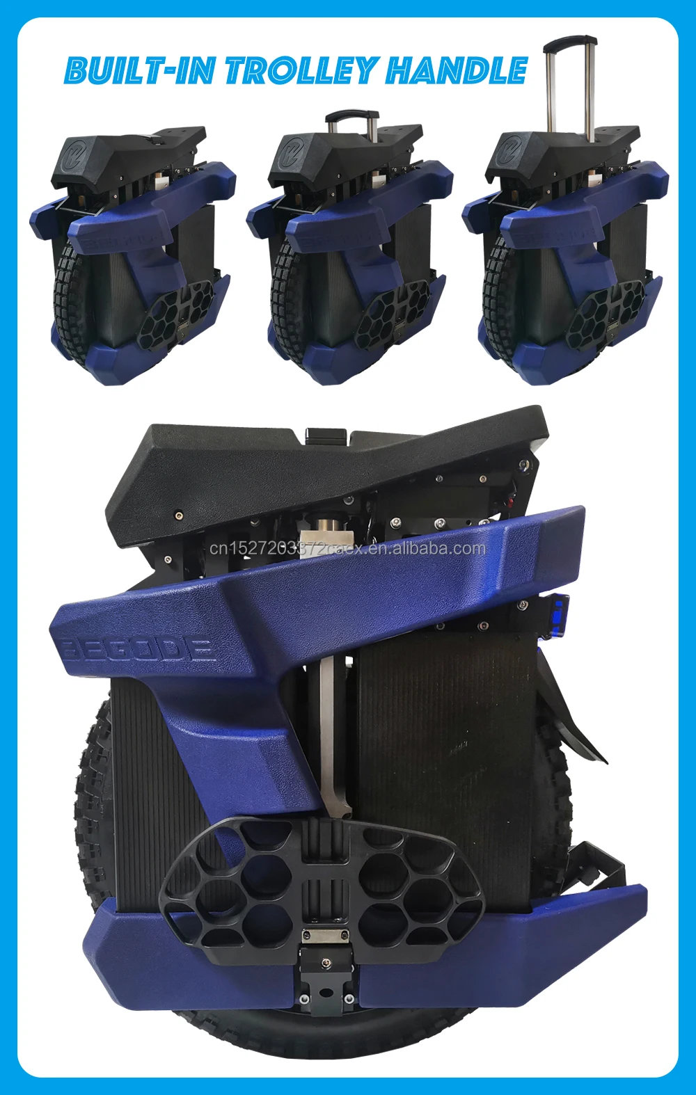 Begode Ex30 Electric Unicycle Gotway Suspension Distance 100mm Ex30 ...