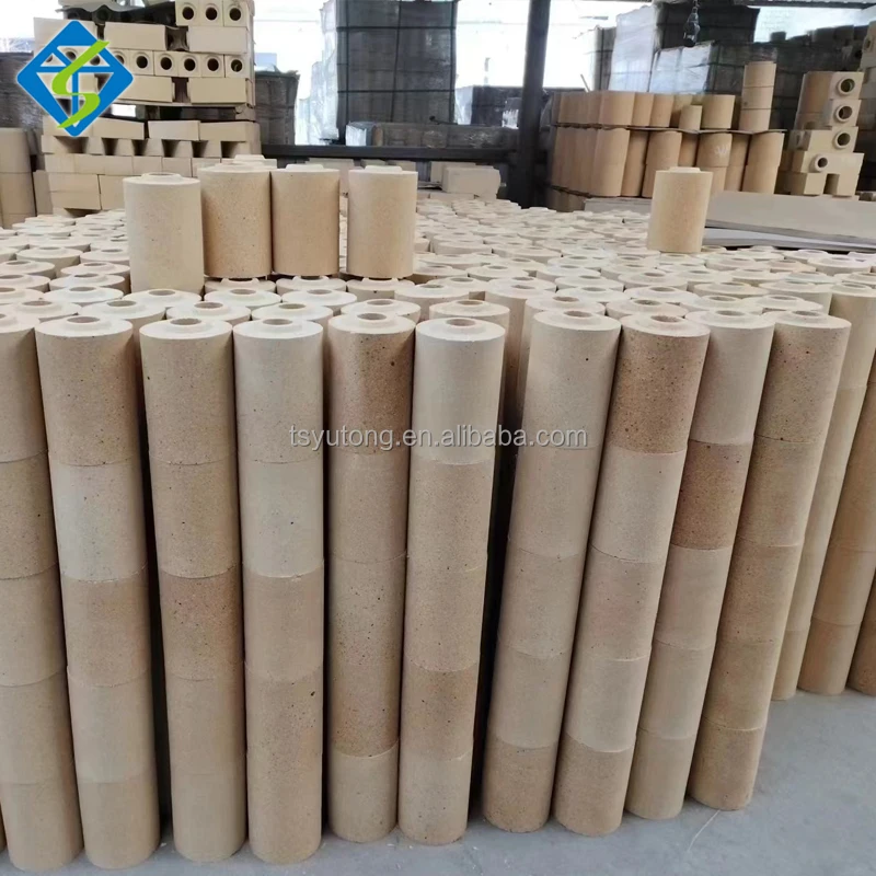 Alumina 40% Refractory Fireclay Nozzle Bricks Sleeve Nozzle Bricks For ...