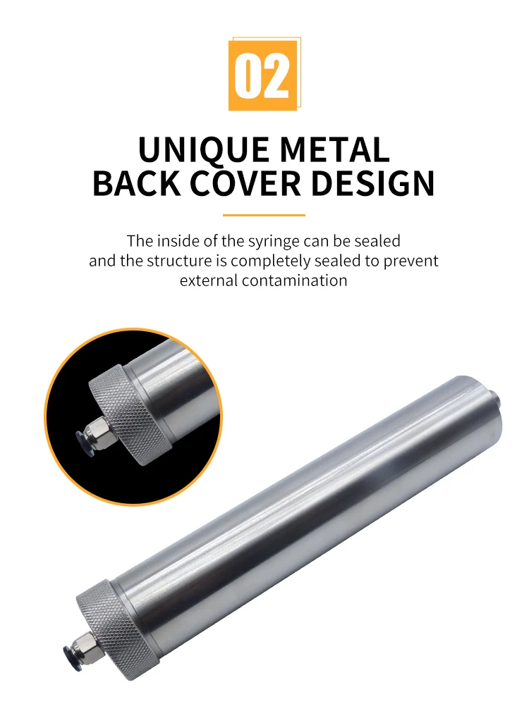 Stainless Steel Dispensing Syringe High Temperature Heating Cylinder ...