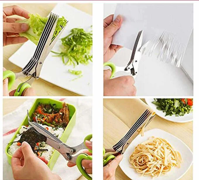 Kitchen Accessories - Vegetable Scissors with 5 Blades