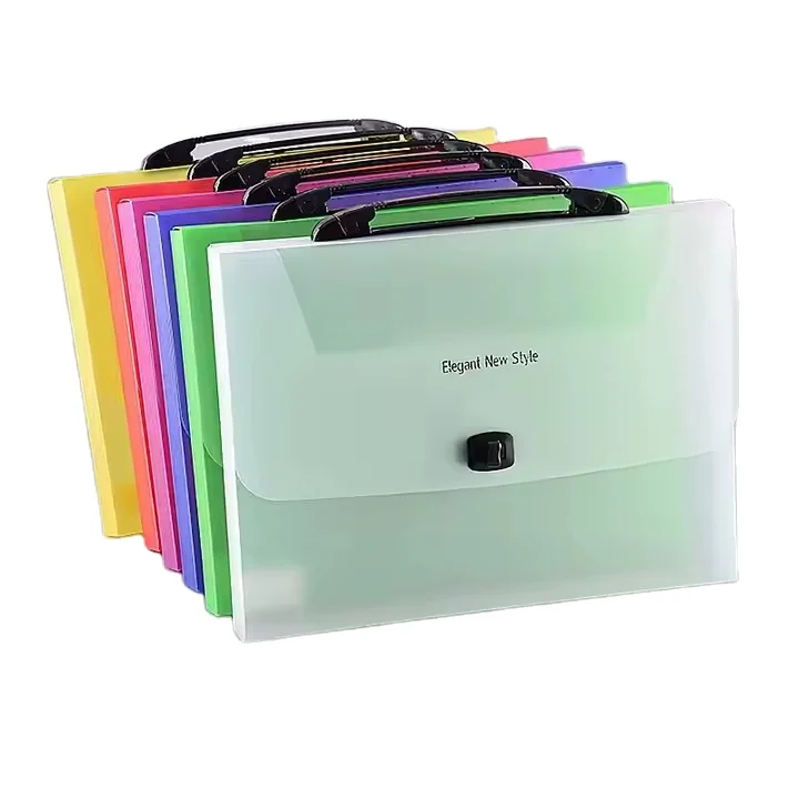 Wholesale Custom Portable Document Bag Pp Plastic File Box White ...
