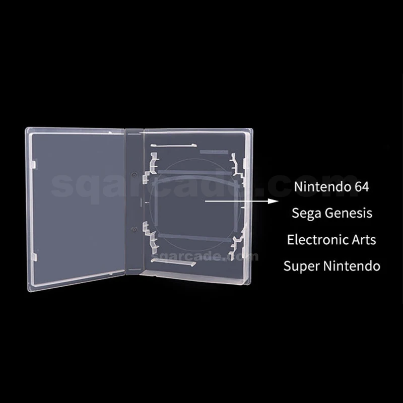 Plastic N64 Snes Cd Case Replacement For Sga Ps/2/3/4 Xbox Game Case ...