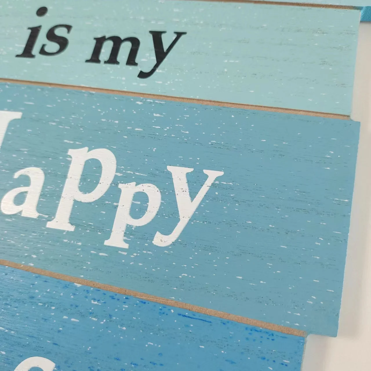 Mdf Wooden Vintage Grooved Motto Sign Wall Hanging Style Custimization ...