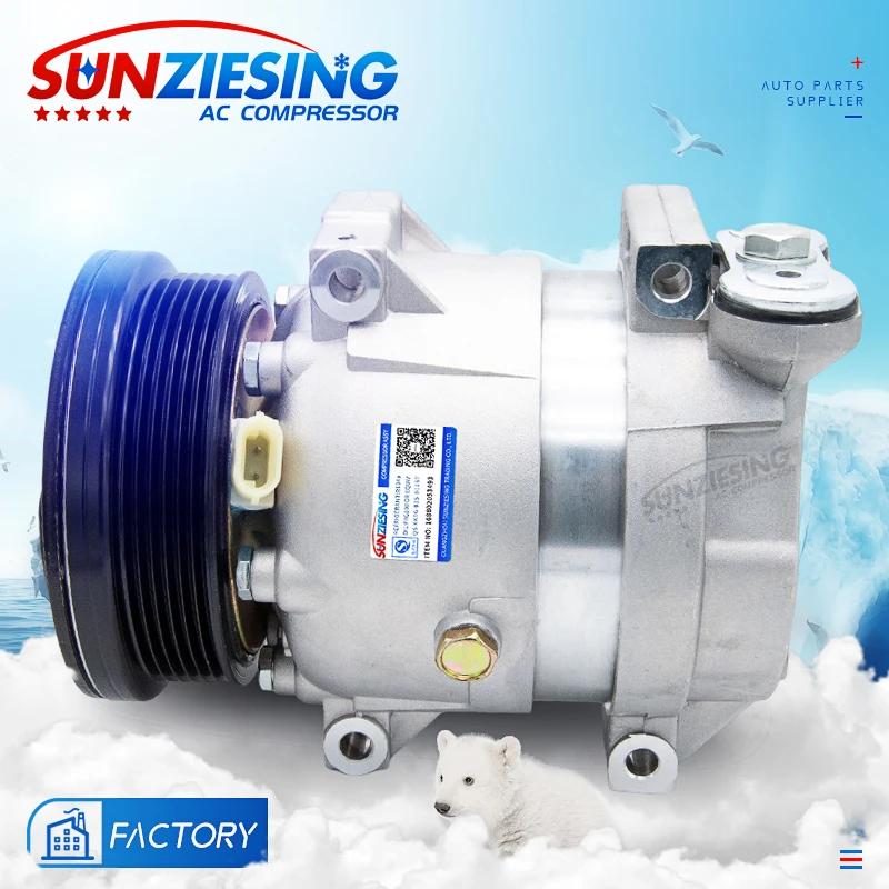 For V5 Auto Air Ac Compressor For Chevrolet Aveo T200 T250 1.4/daewoo ...