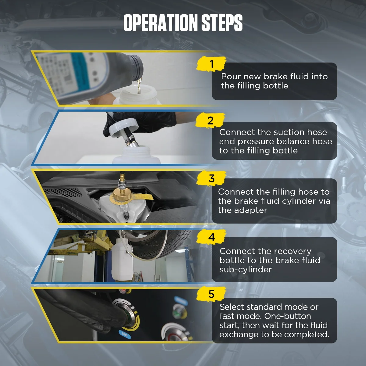 Universal Pulsating Brake Fluid Filling Machine - AST-609