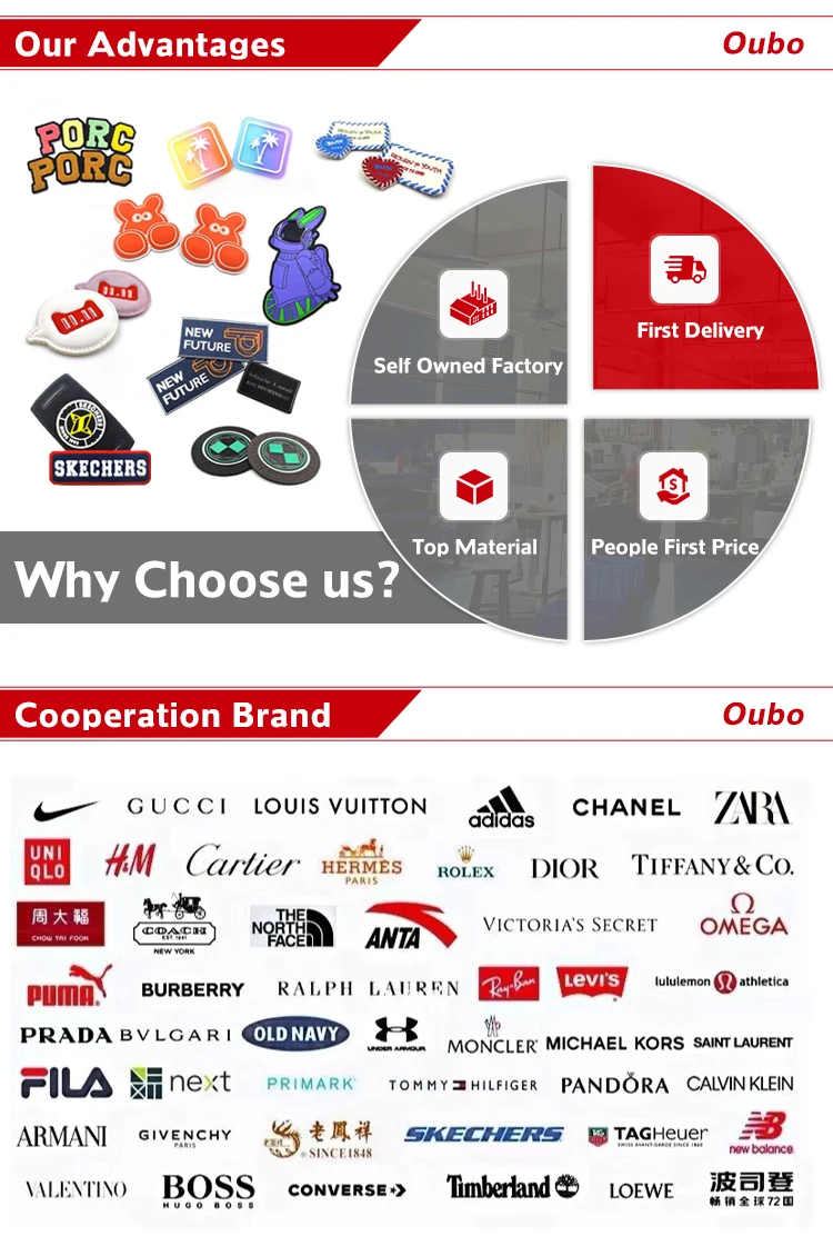 Custom Print 3d Logo Silicone Heat Transfer Printing Label For Garment ...