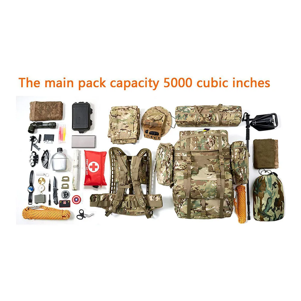 Large Training Rucksack Assault Training Backpack Hunting Large ...