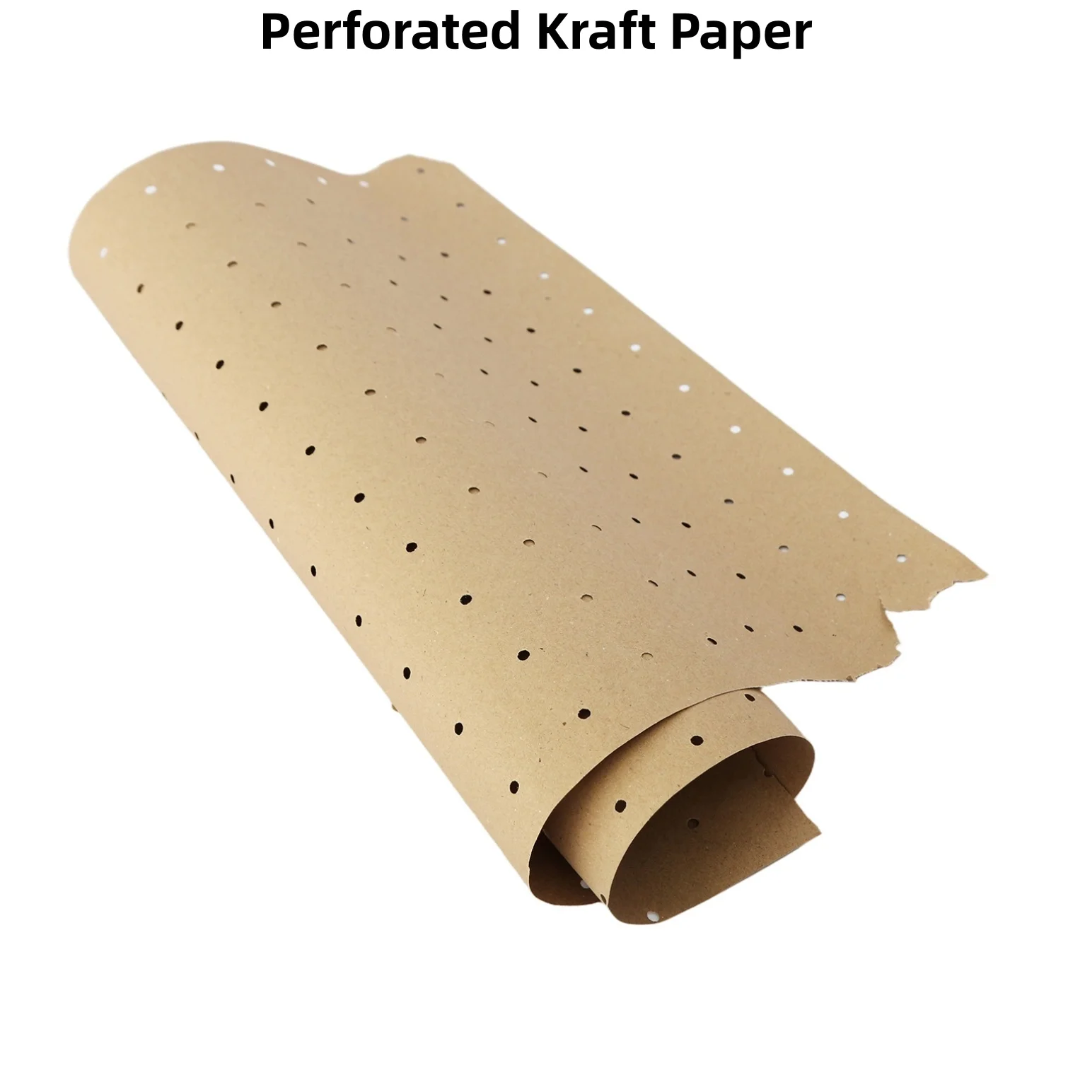 High Quality 60 GSM Perforated Brown Kraft Paper Punched Paper for ...