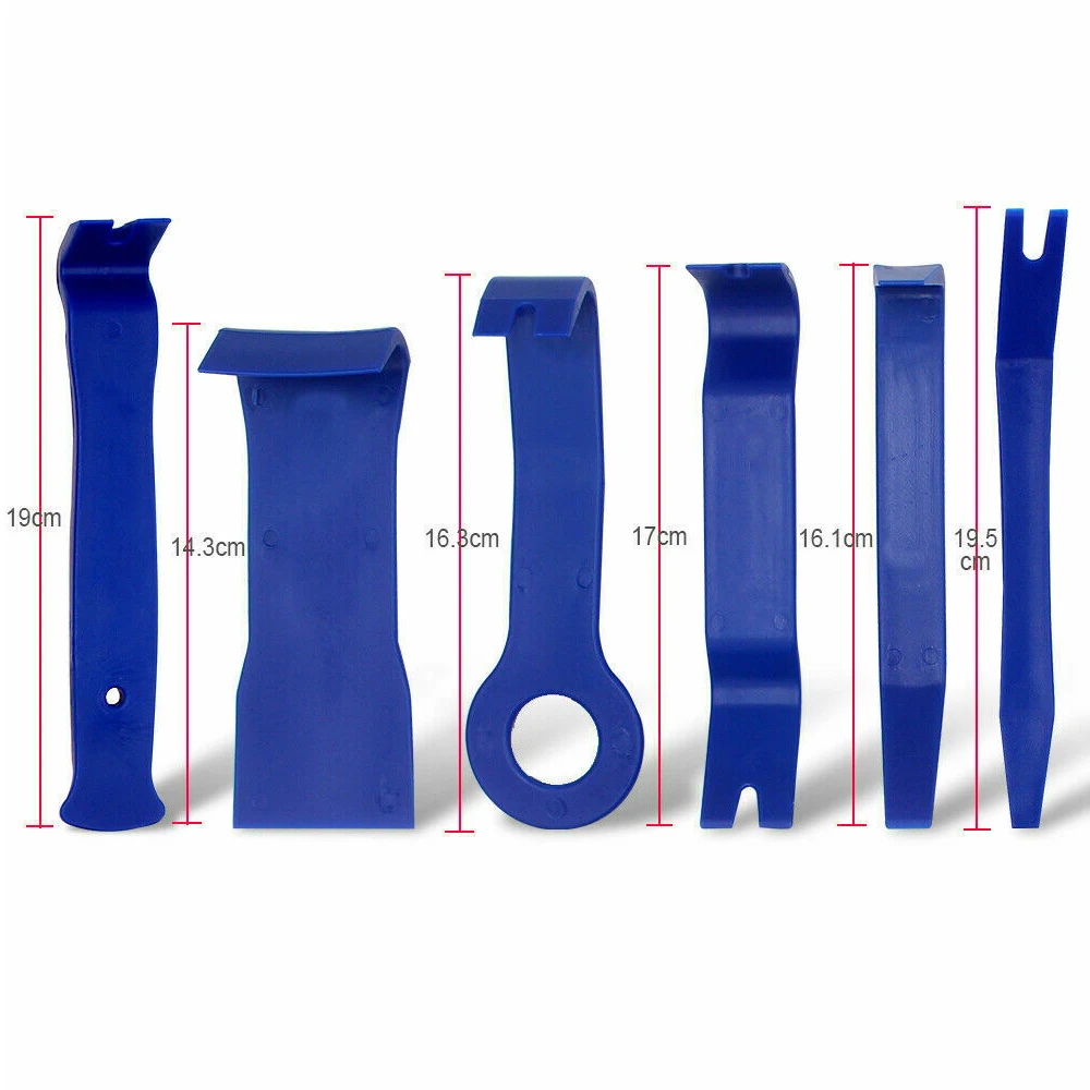 C0007 25Pcs Auto Fastener & Clip Car Upholstery Removal Clip Pliers ...