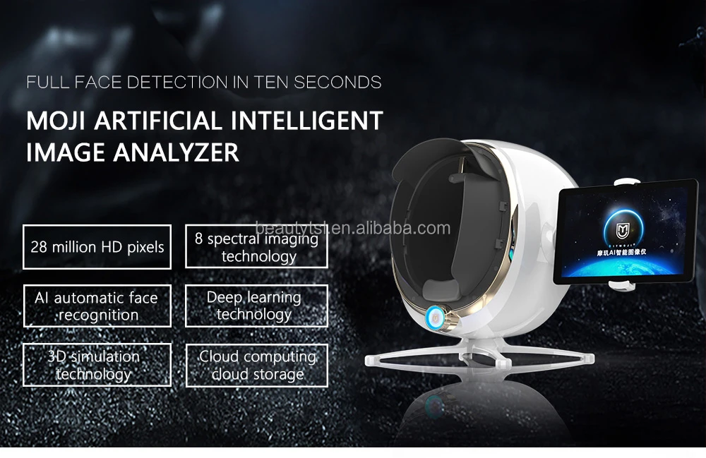 Korean AI Bitmoji Professional Facial 3D Skin Detector