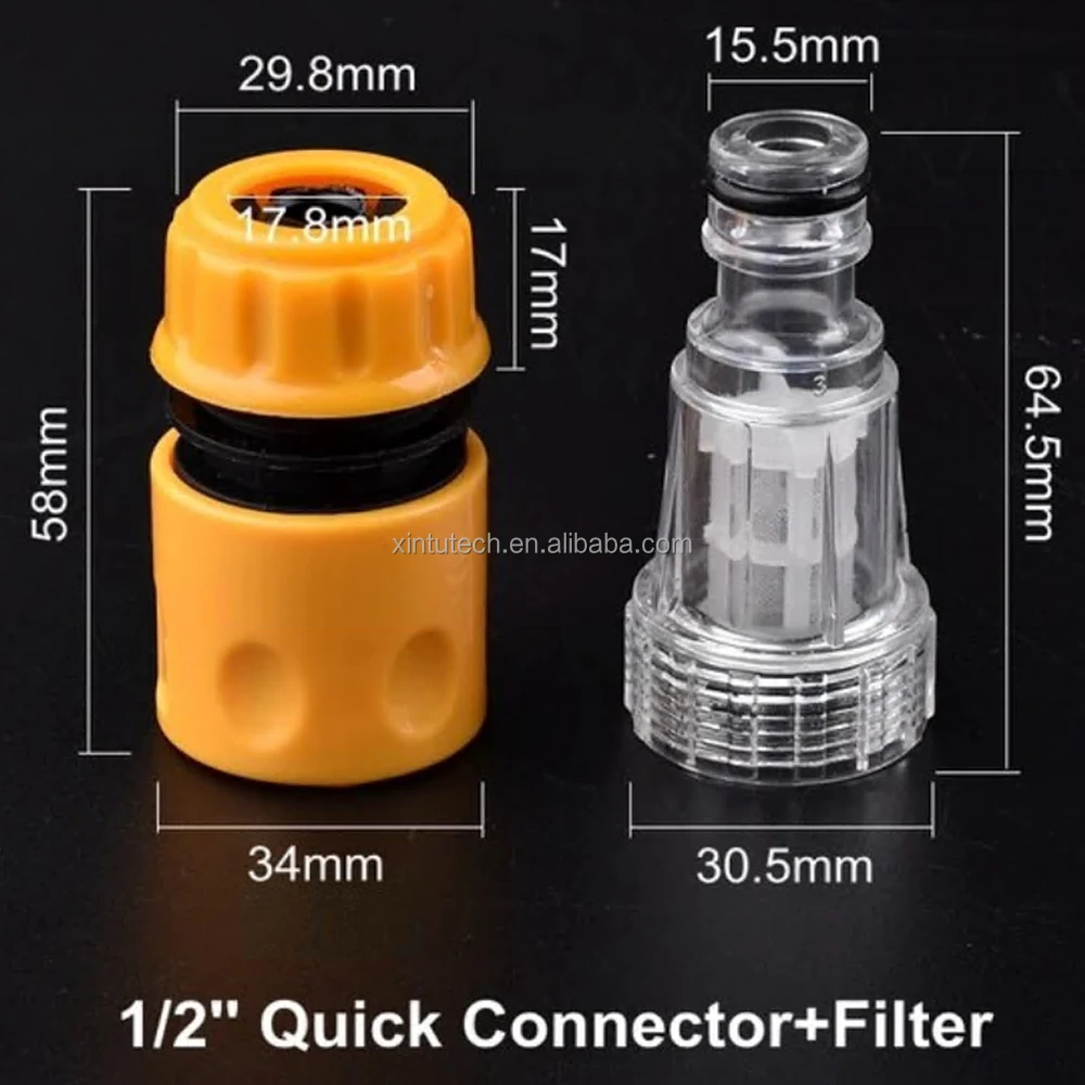 Car Washing Machine Water Filter Adapter 3/4" Pressure Washer Water ...