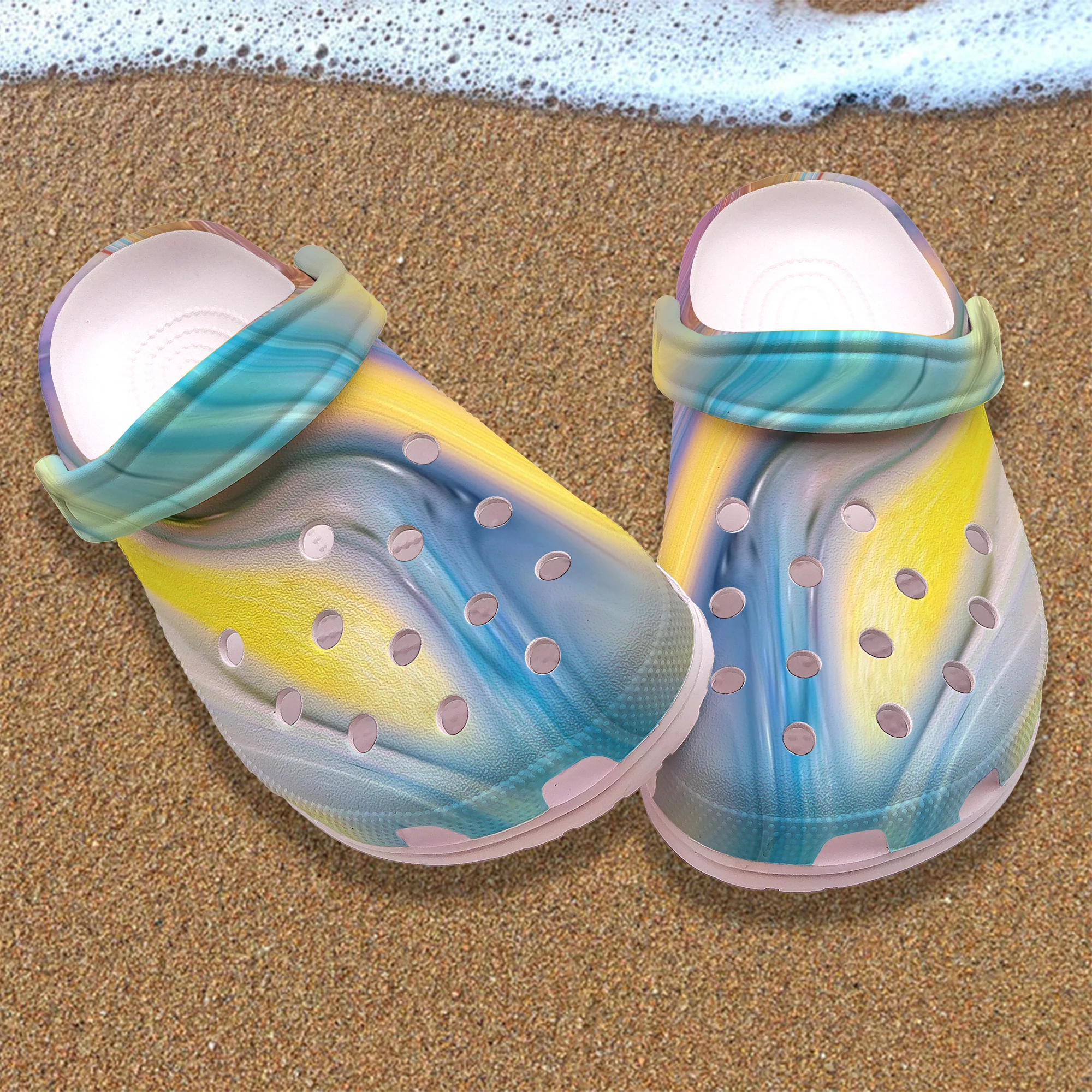 Custom Logo Print Men Embossed Clogs Rubber Pvc Custom Clogs Shoes ...