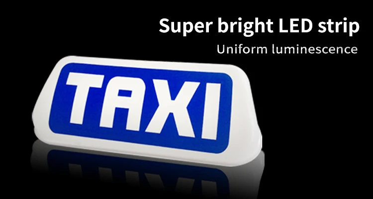 Transparent Led Line Light Box Taxi Top Led Display/car Top Sign Led ...