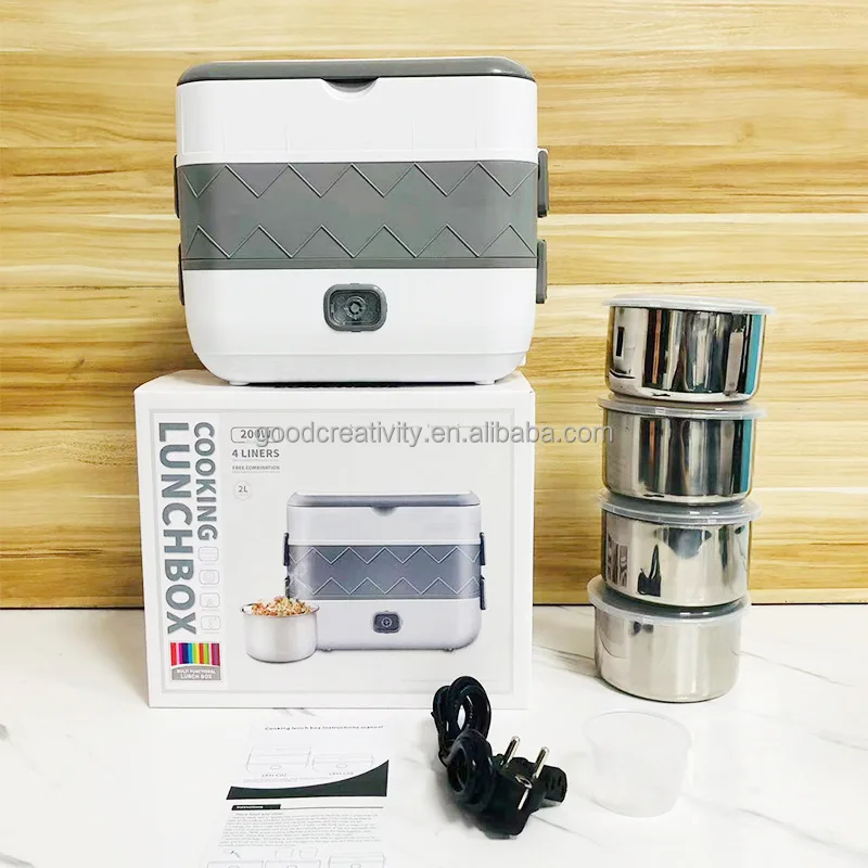 2L Electric Lunch Box Warmer & Portable Food Heater, 5-7 Containers, OEM