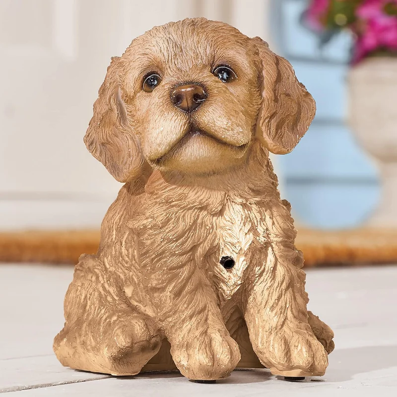 Custom Realistic Resin Dog Figurine Resin Garden Statue Home Decoration ...
