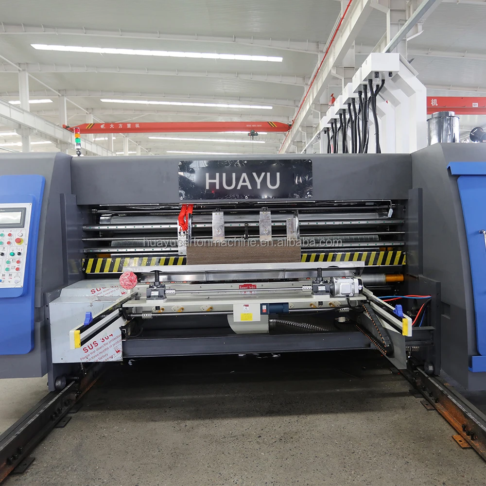 HS-C Automatic Flexo Fully Pl Carton Corrugated Production Line Printer ...
