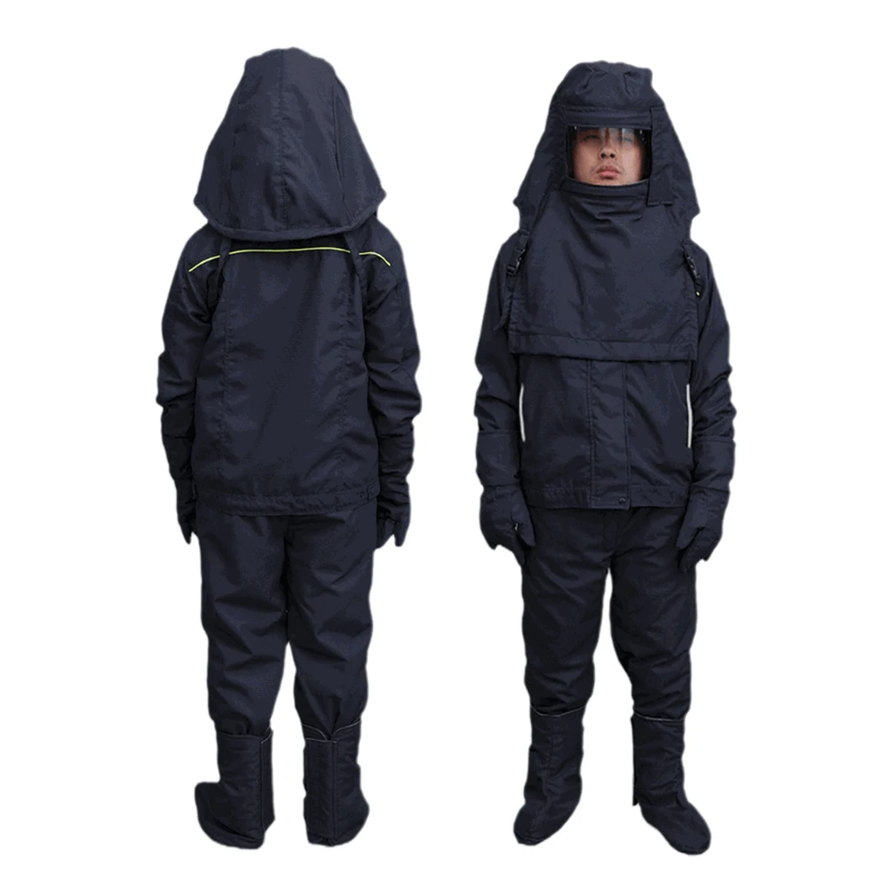 Full Body Insulated Electrical Arc Work Flash Suit PPEs Safety Overalls ...