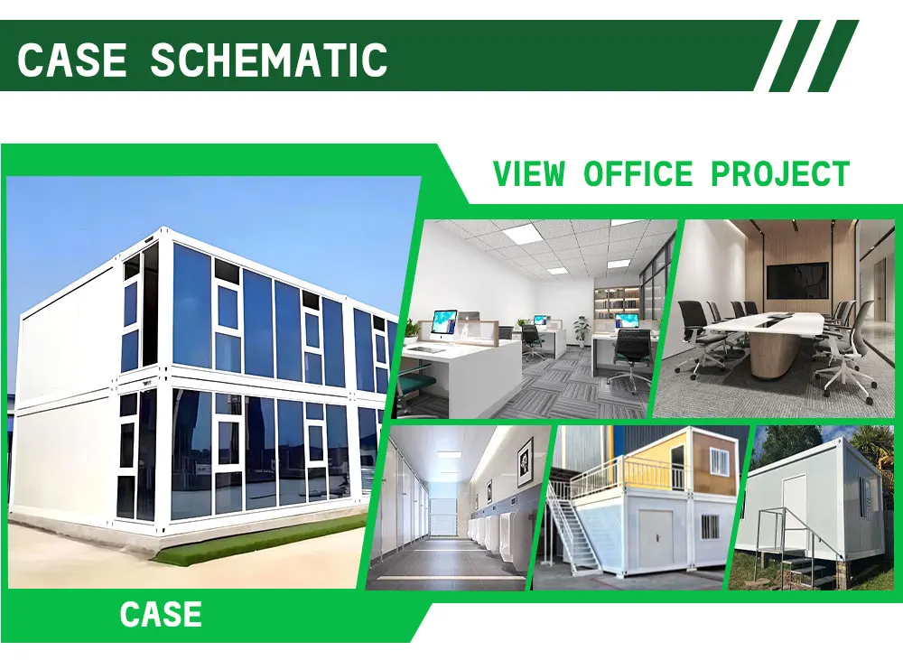 Cabin Bird 20ft Foldable Container Office Sandwich Panel Prefab Folding ...