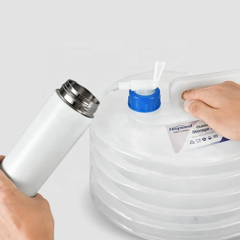 HISPEED Collapsible Water Containers - Eco-Friendly & Durable