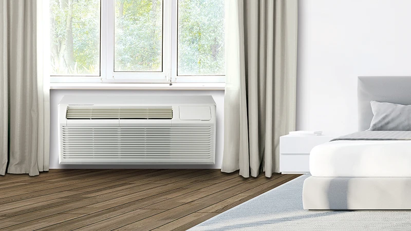 208-230v/60hz R32 Inverter Ptac Air Conditioner With Electric Heater 7k ...