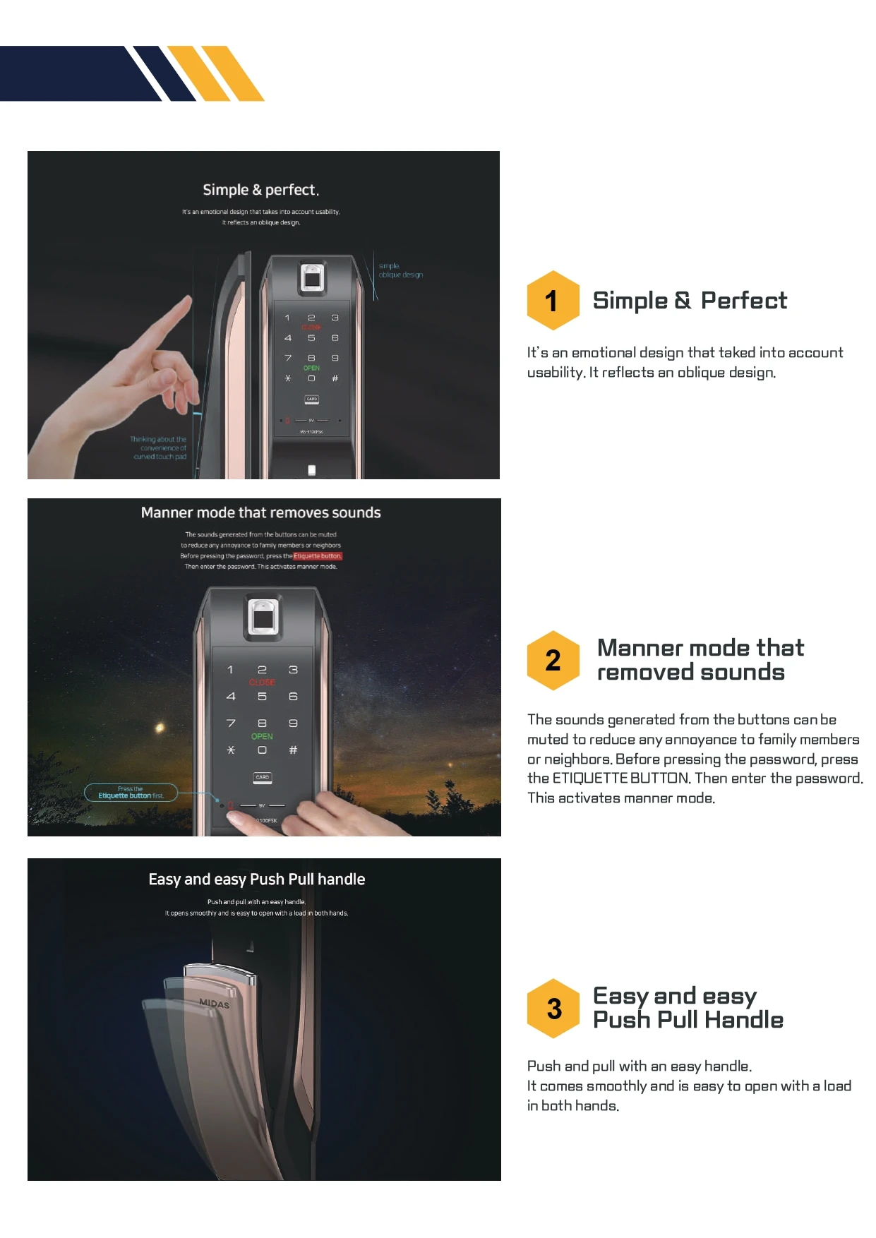Digital Lock With Safety Functions By Finger Print And Rf Card And ...