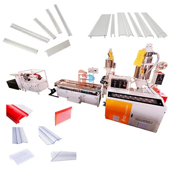 Plastic Single Screw Extruder Pvc Soft And Hard Co-extruded Profile ...