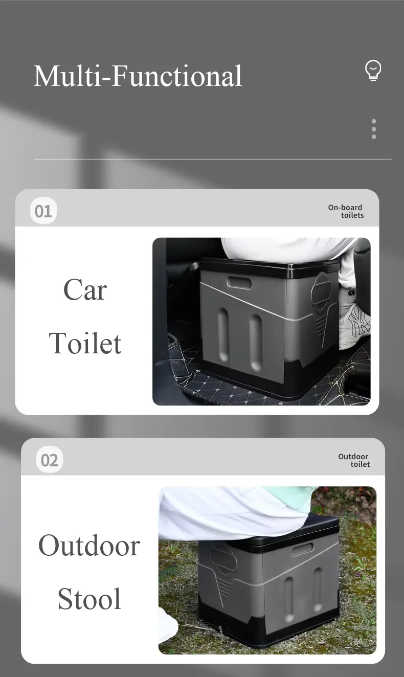 Extra Large Portable Folding Potty Commode New Design Car Travel ...