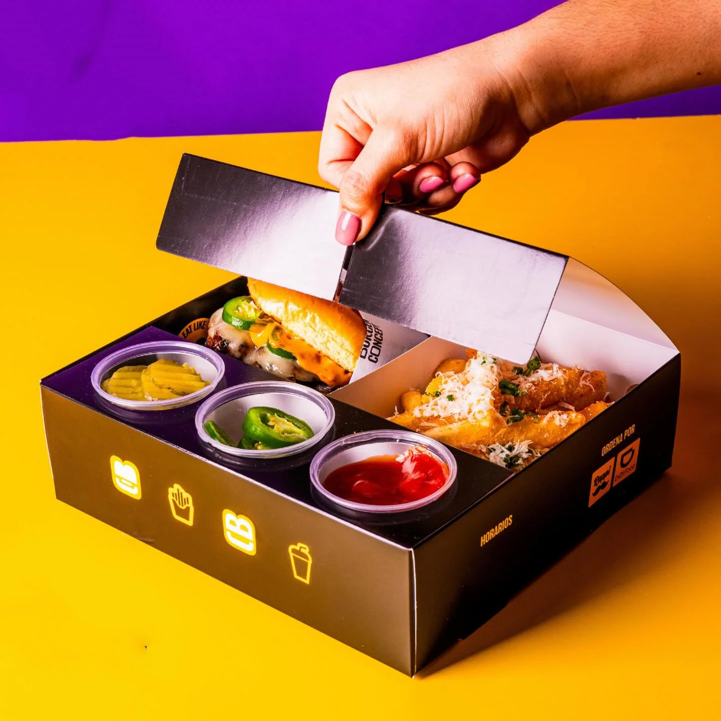 Alibaba.com: Disposable Food Packaging Boxes, Black Luxury Paper Fast ...