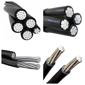 Overhead Twisted 4x25mm2 Abc Aluminum Aerial Power Cable Electric Wire ...