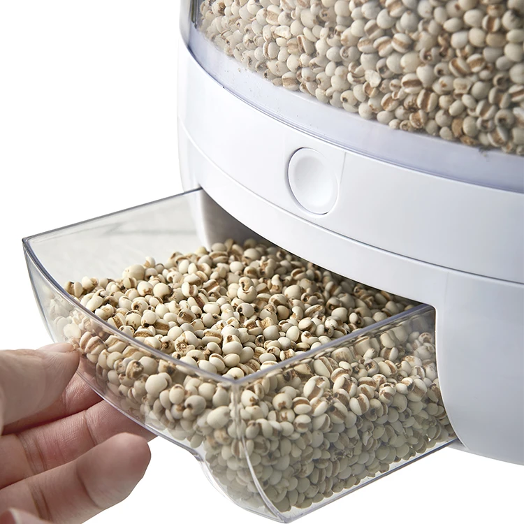 Eco-friendly Kitchen Rotary Grain Buckets - Efficient Storage