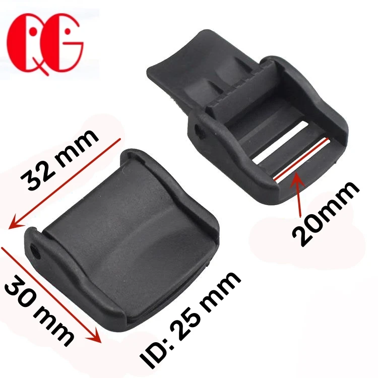 1 Inch 2" Cam Lock Lever Plastic Buckles - Heavy Duty Black Toggle Clip ...