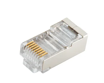 Network Modular Cat5 Cat5e Cat6 Rj45 Plug 8p8c Utp Unshielded Modular Connectors - Buy 2x7 ...