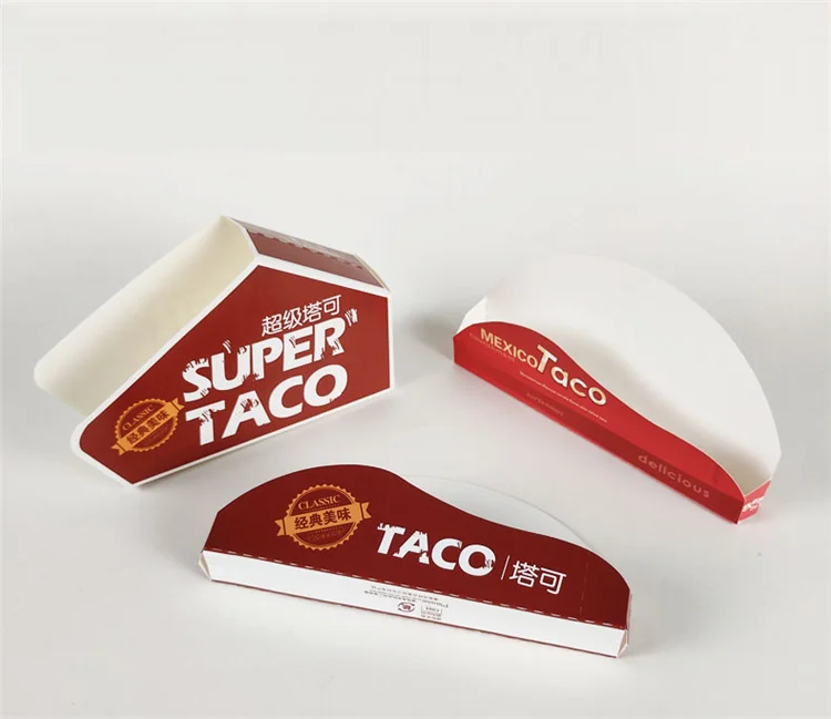 Bio-degradable Food Packing Box - Perfect for Taco Packaging