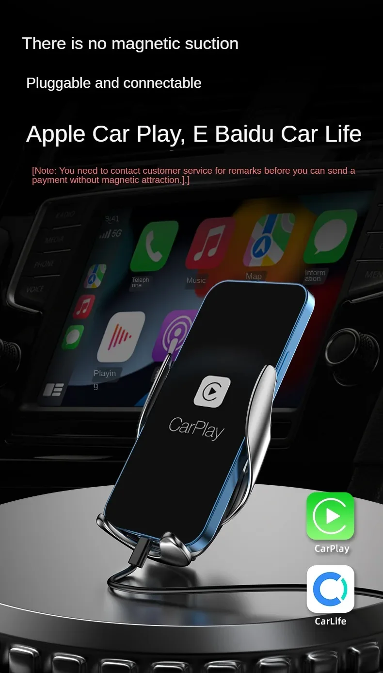 2020-2023 For Ford Escape Car Screen Phone Holder Wireless Charger ...