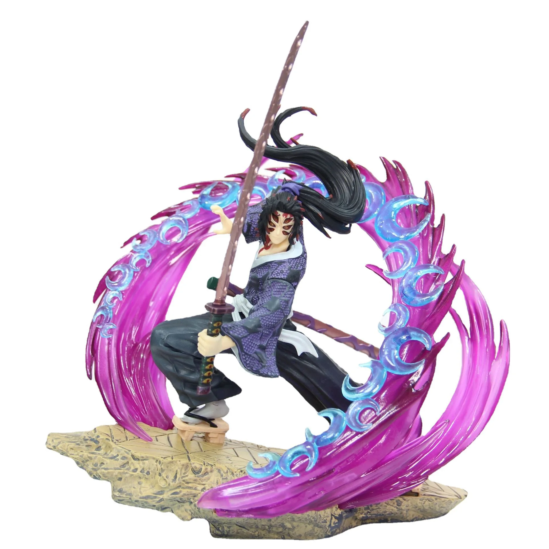 Japan Demon Slayer Anime Figure Pvc Figure Collectible Model Toy Glow ...