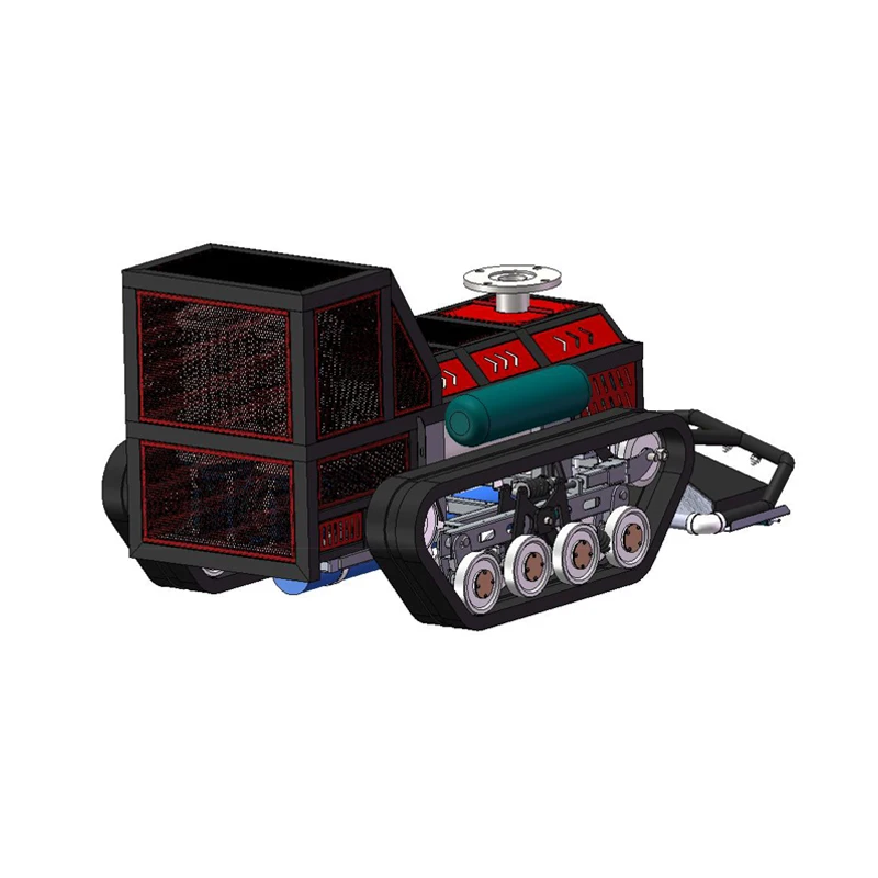 Generator Rubber Track Underwater ROV Drone Robot for Dredging - 260kg ...