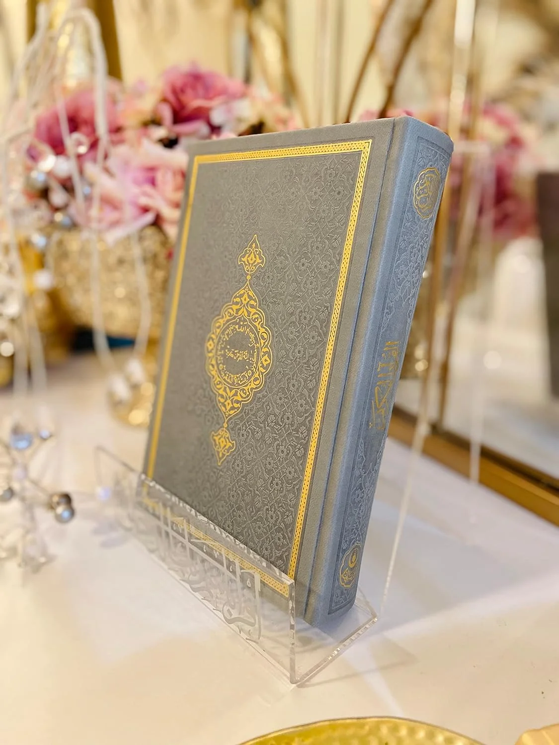 Bespoke Clear Acrylic Jewish Judaica Zstander Quran Display