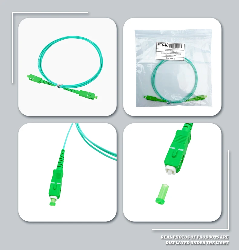 fiber optic patch sc/apc fiber optic patch cord sc Garter Aqua ...