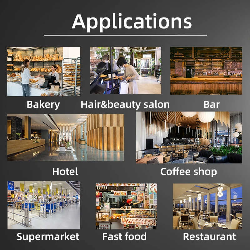 New Dual Screen Pos Cash Register Led 8 Numbers Display Pos System For ...