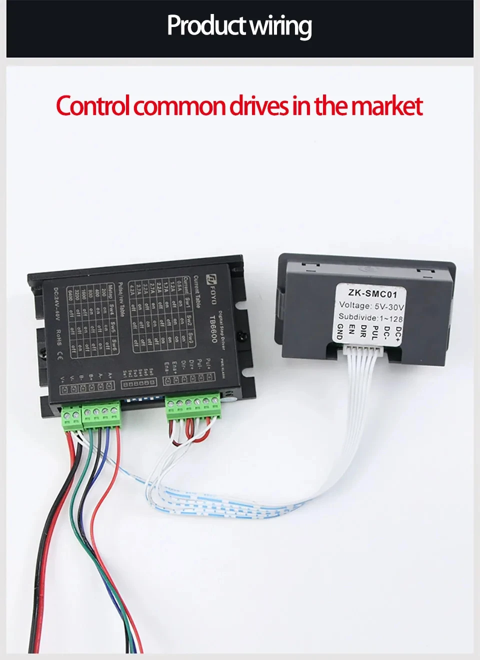 NEMA17 NEMA23 Stepper Motor Controller - Programmable CW CCW Delay