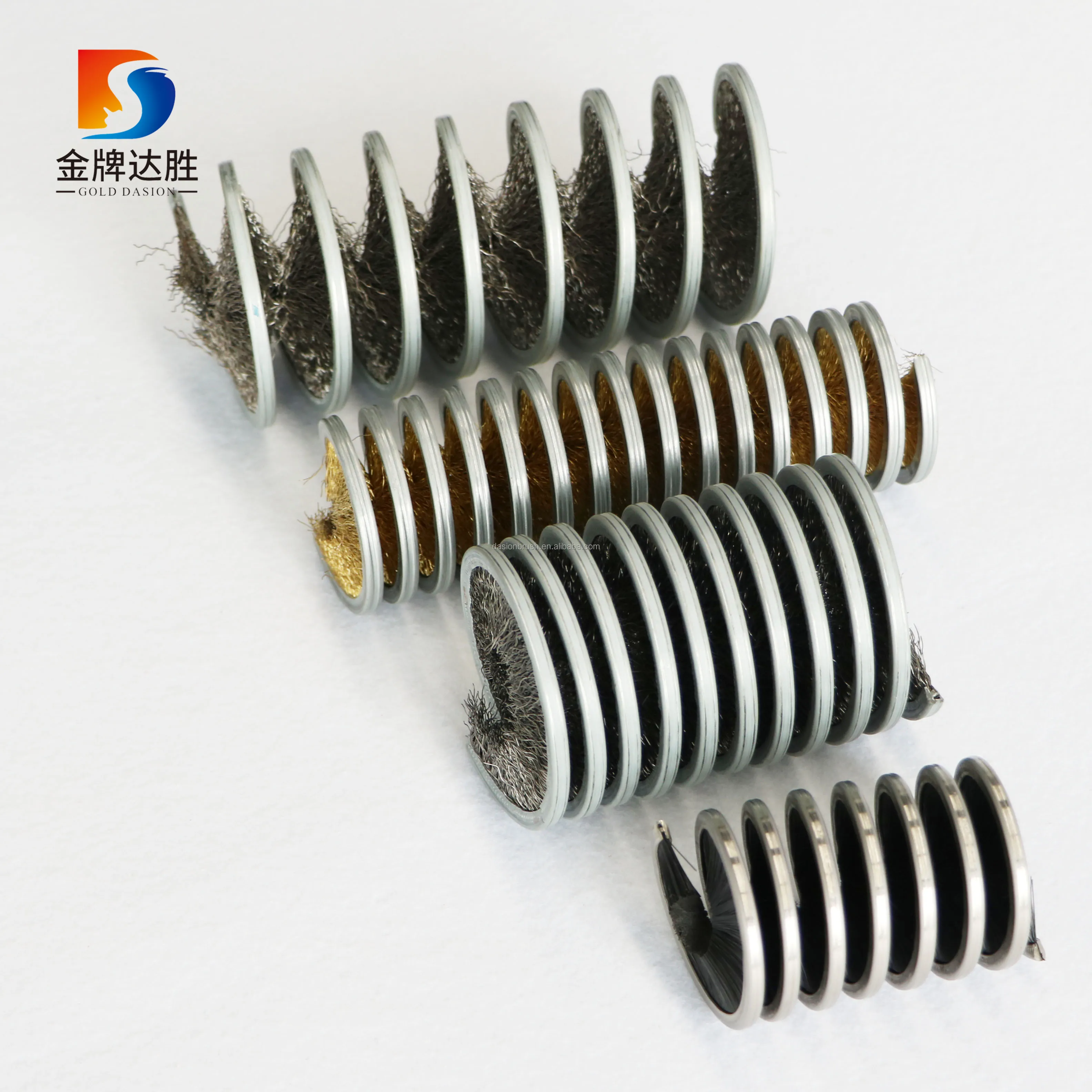 Wire Rope Cleaning Inside Coil Spiral Brush - GOLD DASION