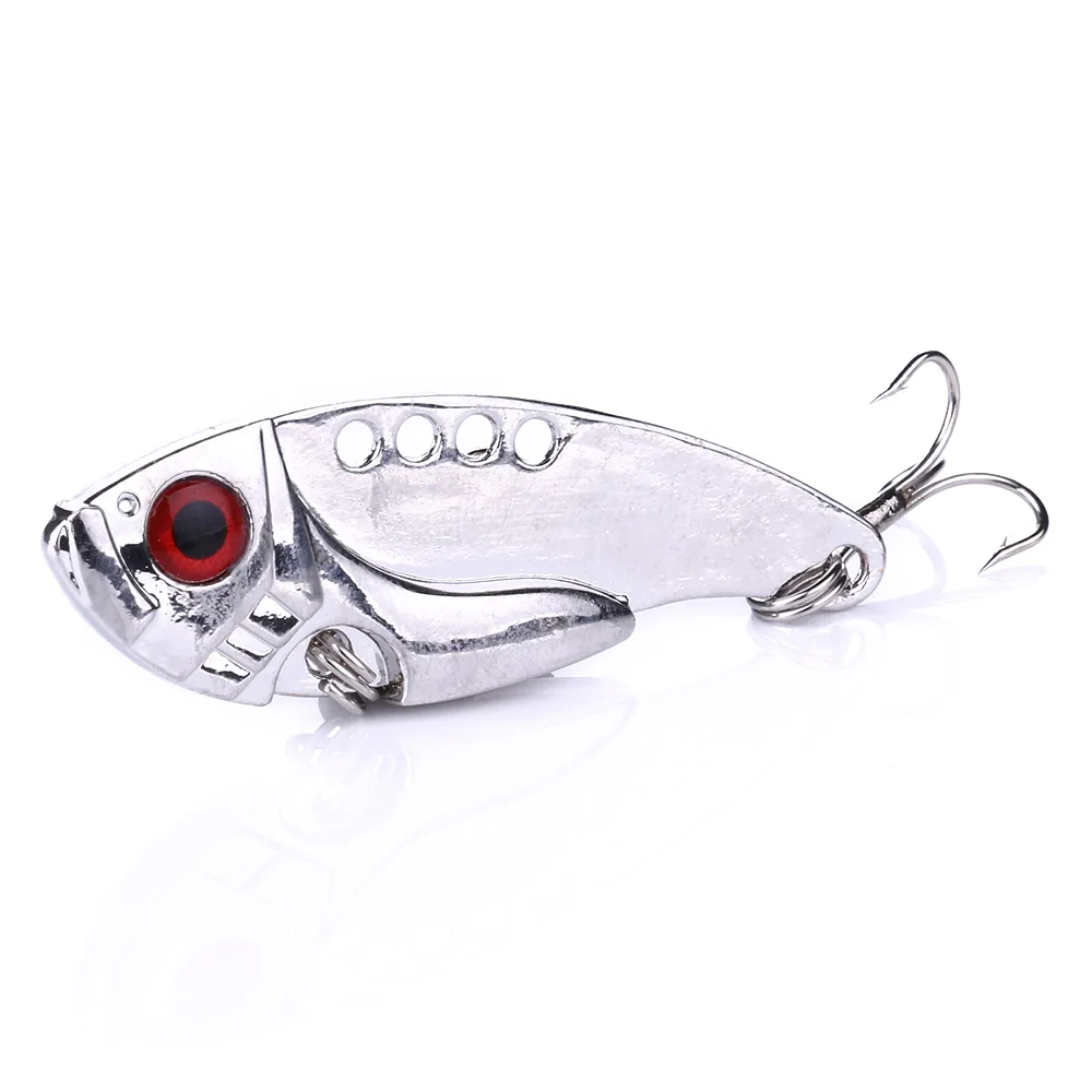 Metal Vibration Lure Deep Sea Long Casting Bass Lures Vib Spinner Noisy ...