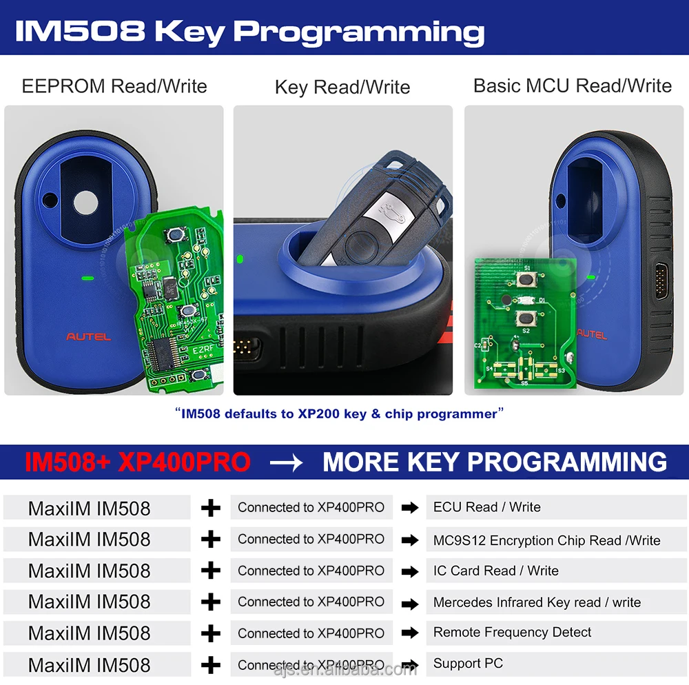 Autel Maxiim Im508 Immo Key Programmer Im608 Im508s All System Auto Car ...