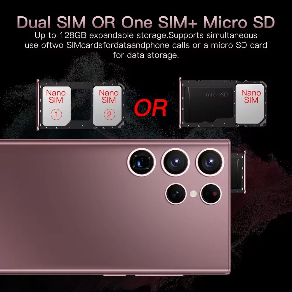 New Note 30 Ultra 16gb 1tb Original Smartphone with 7.3inch OLED Screen